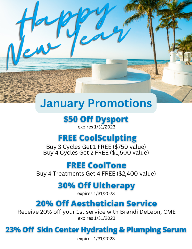 January 2023 Promotions - Skin Center