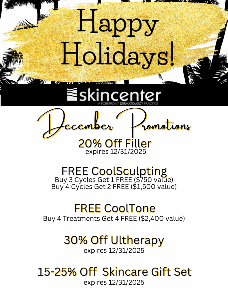 December 2025 Promotions - Skin Center